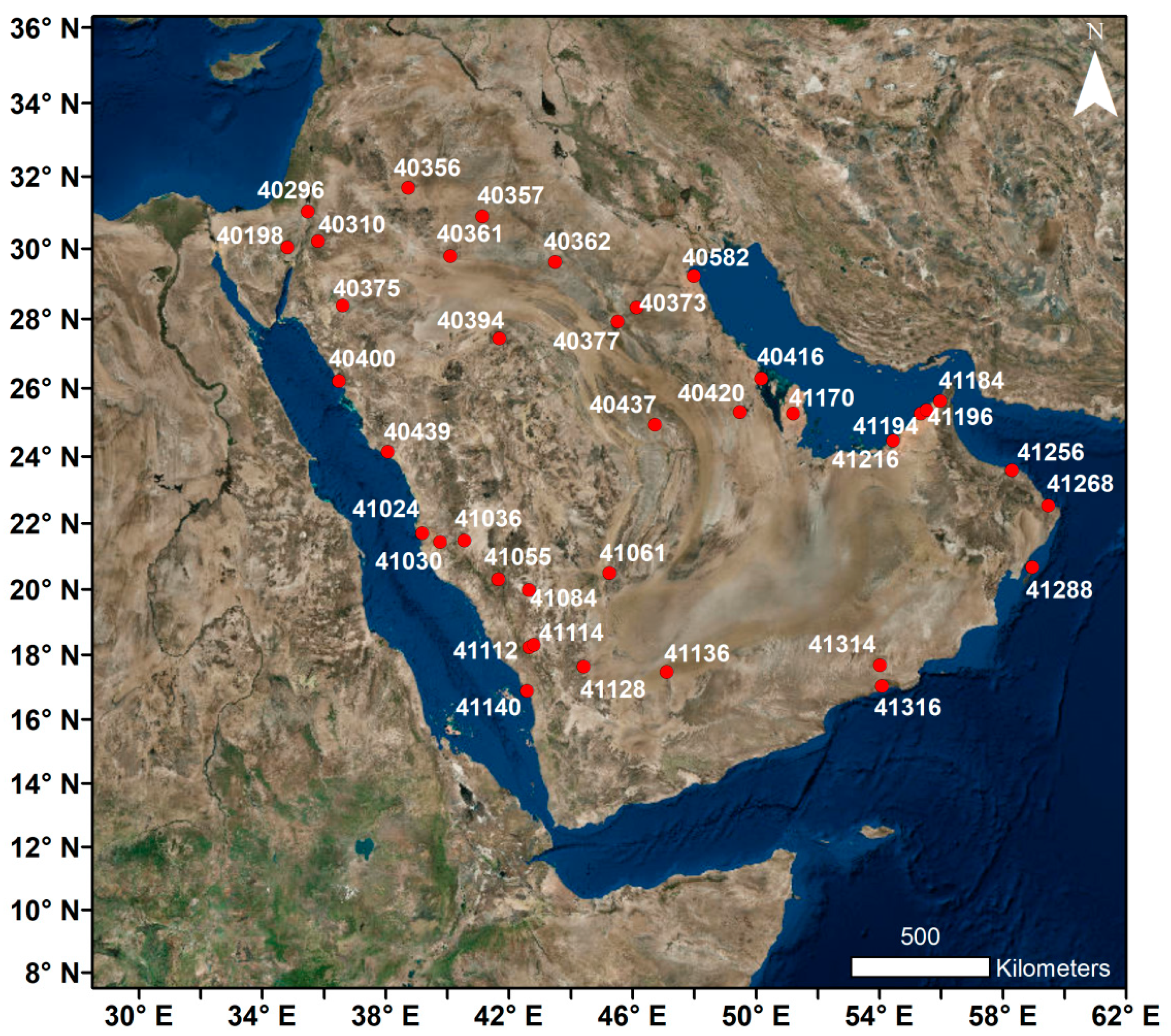 Regional Climatic Features of the Arabian Peninsula | MDPI