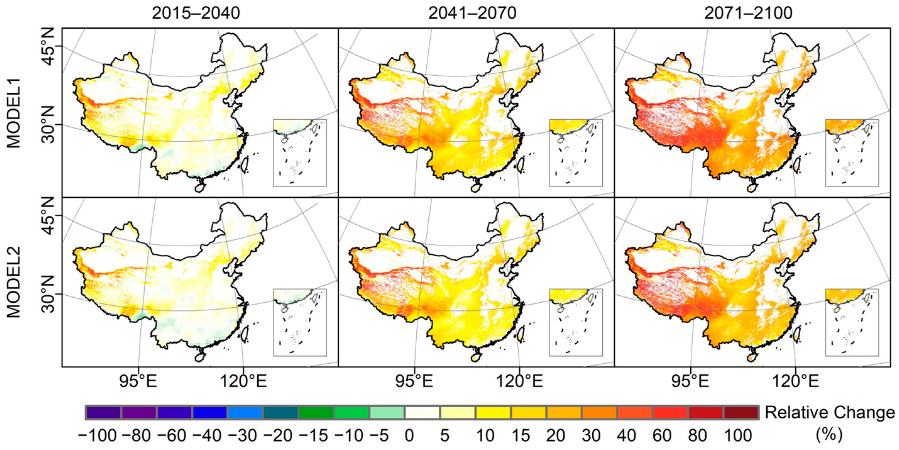 Ensemble Predictions of Rainfall-Induced Landslide Risk under Climate ...