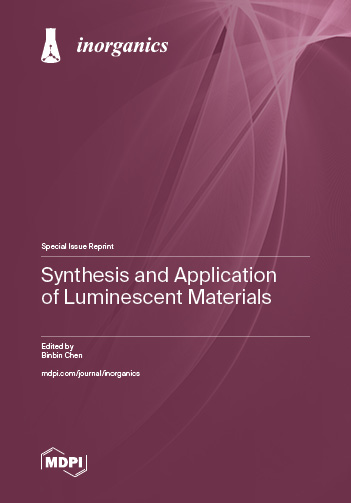 Synthesis And Application Of Luminescent Materials Mdpi Books