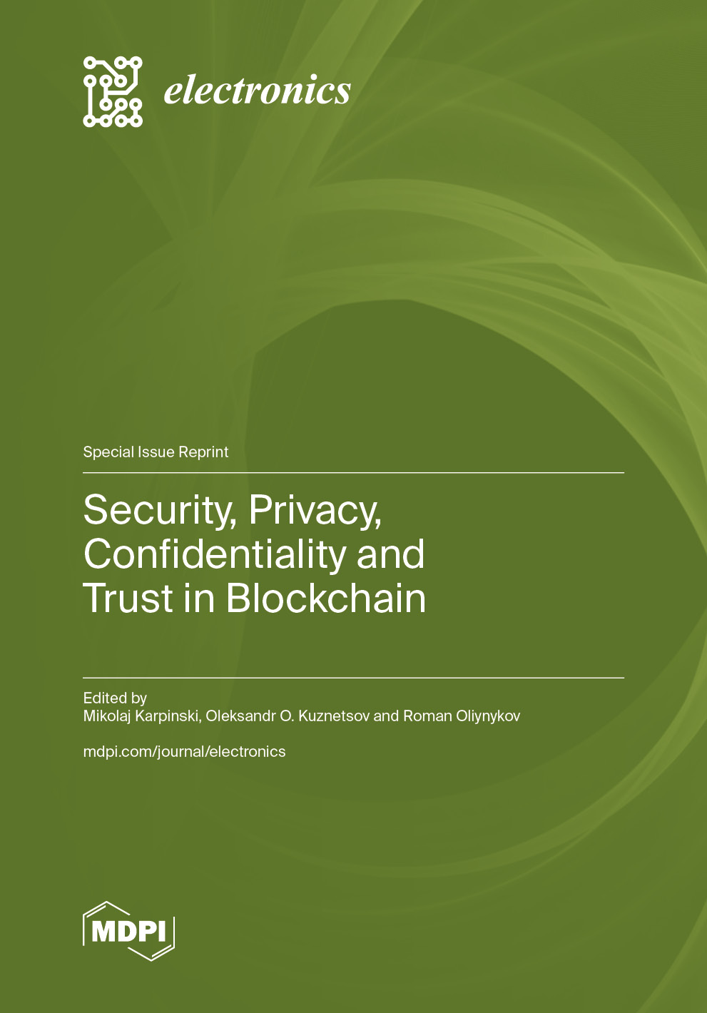 Security Privacy Confidentiality And Trust In Blockchain Mdpi Books