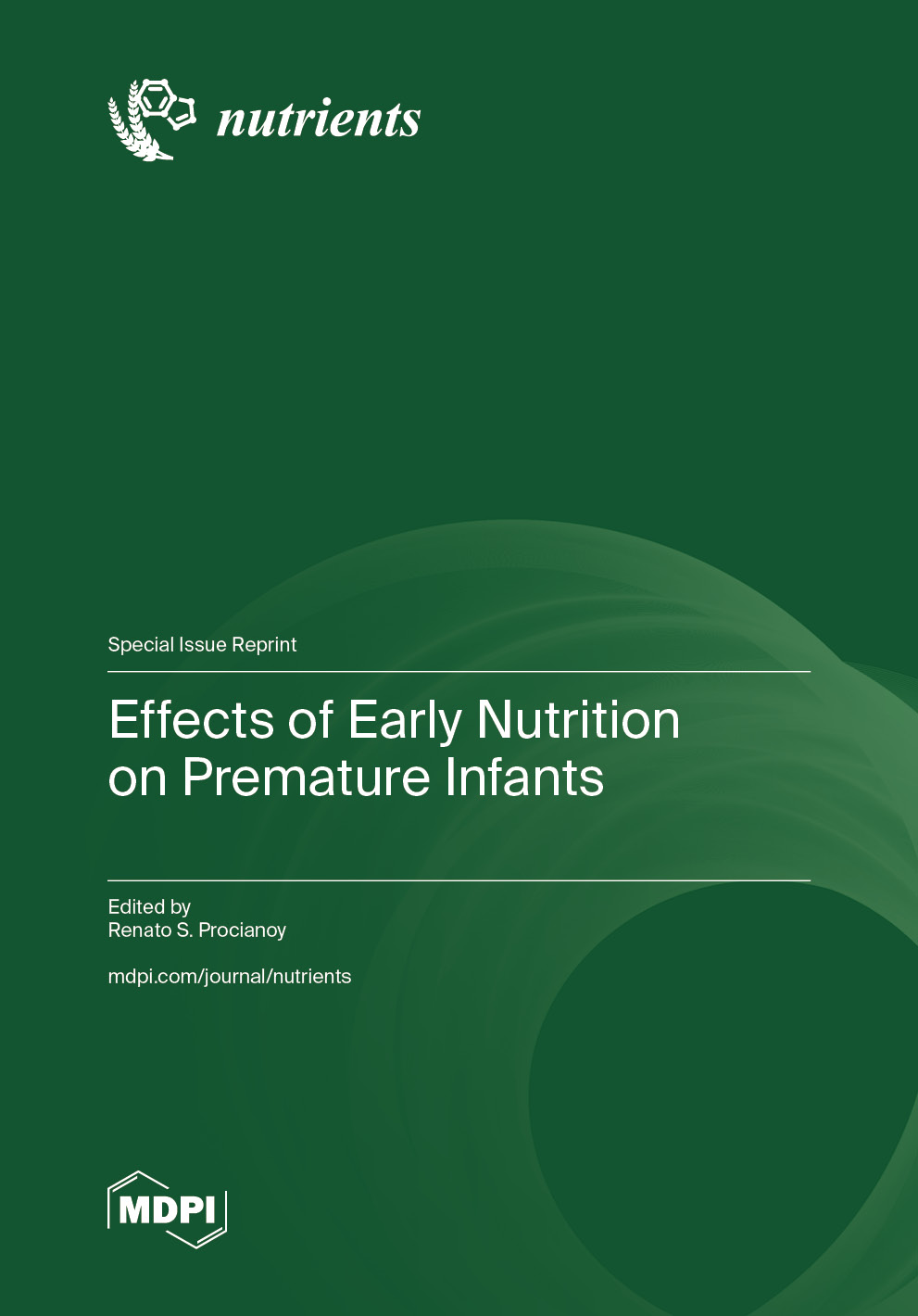 Effects of Early Nutrition on Premature Infants | MDPI Books