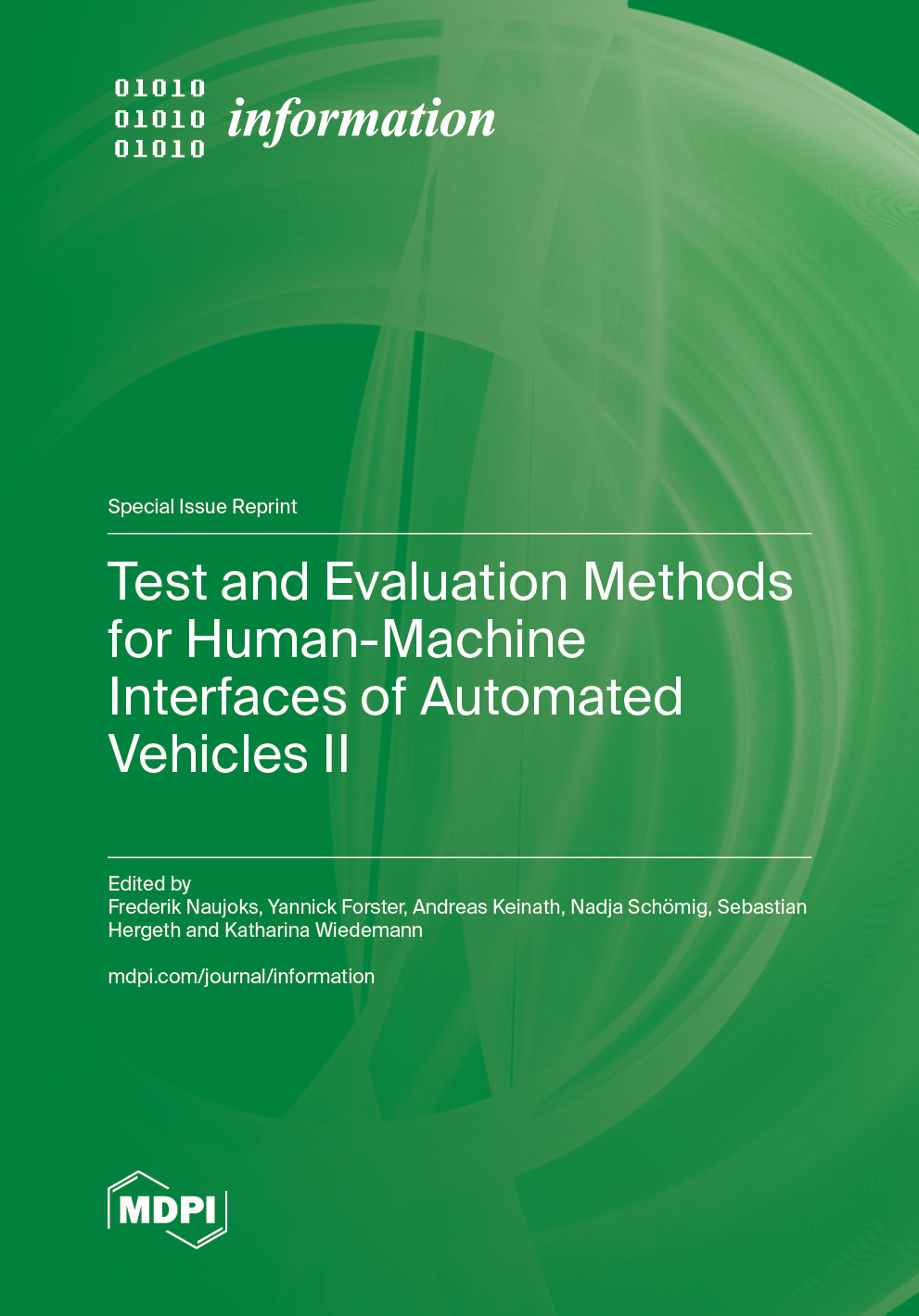 Test And Evaluation Methods For Human Machine Interfaces Of Automated Vehicles Ii Mdpi Books