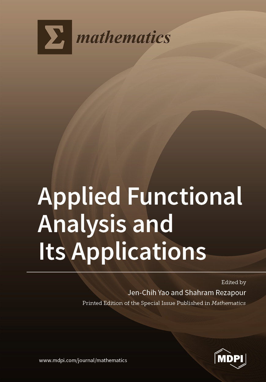 Applied Functional Analysis And Its Applications Mdpi Books
