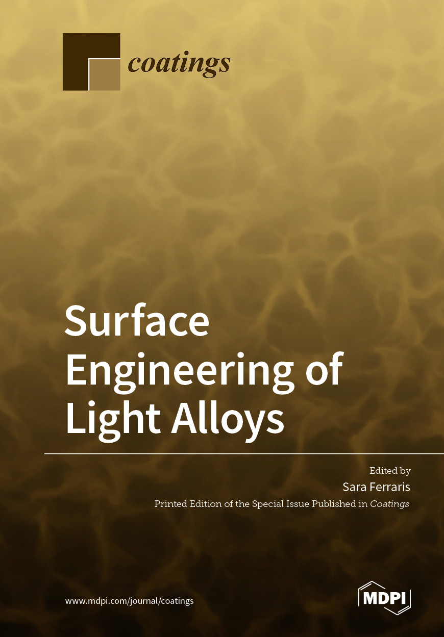 Surface Engineering Of Light Alloys Mdpi Books