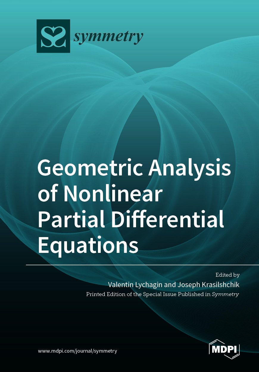 Geometric Analysis Of Nonlinear Partial Differential Equations Mdpi Books