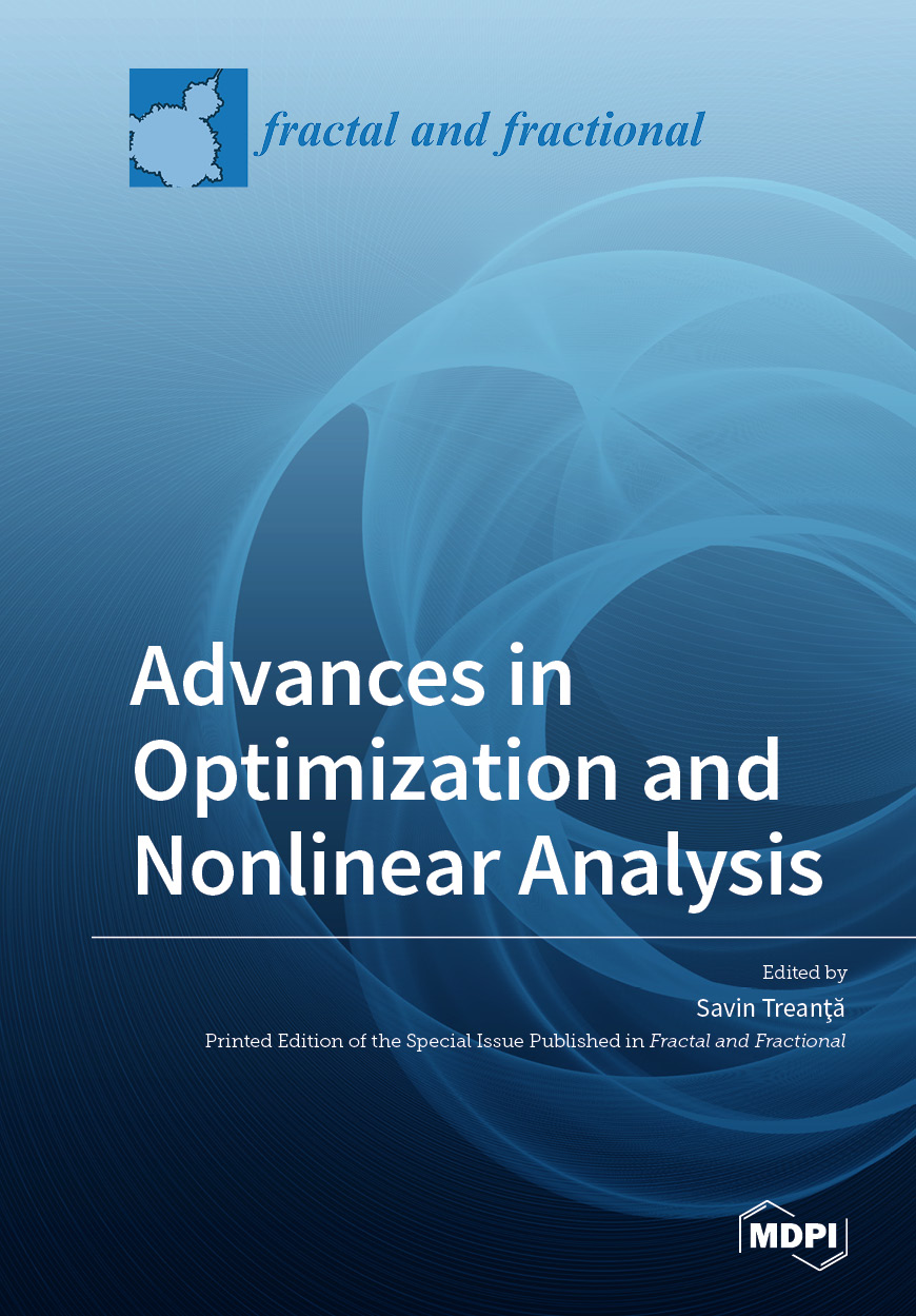 Advances In Optimization And Nonlinear Analysis Mdpi Books