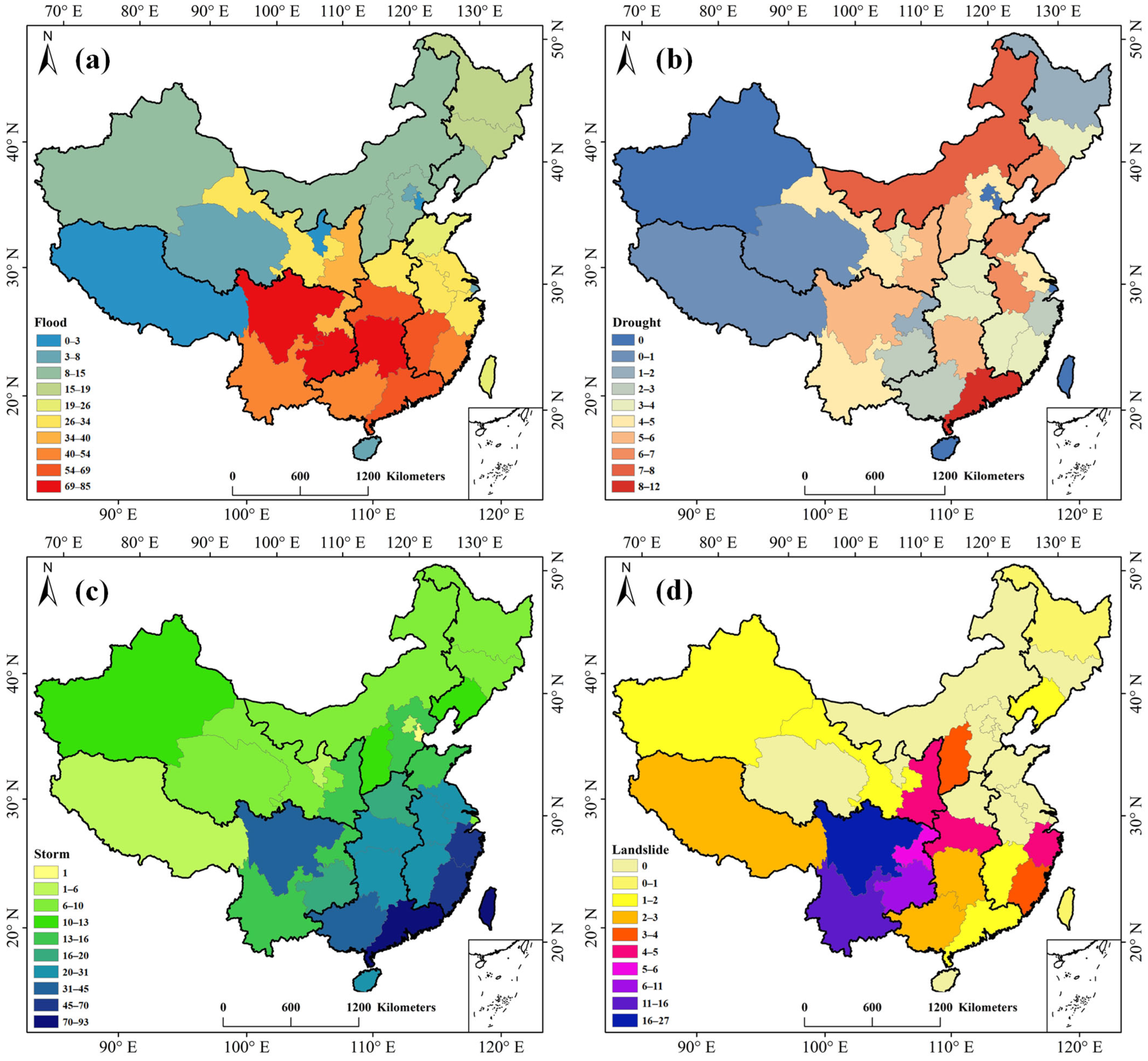 Trends in Extreme Precipitation and Associated Natural Disasters in ...
