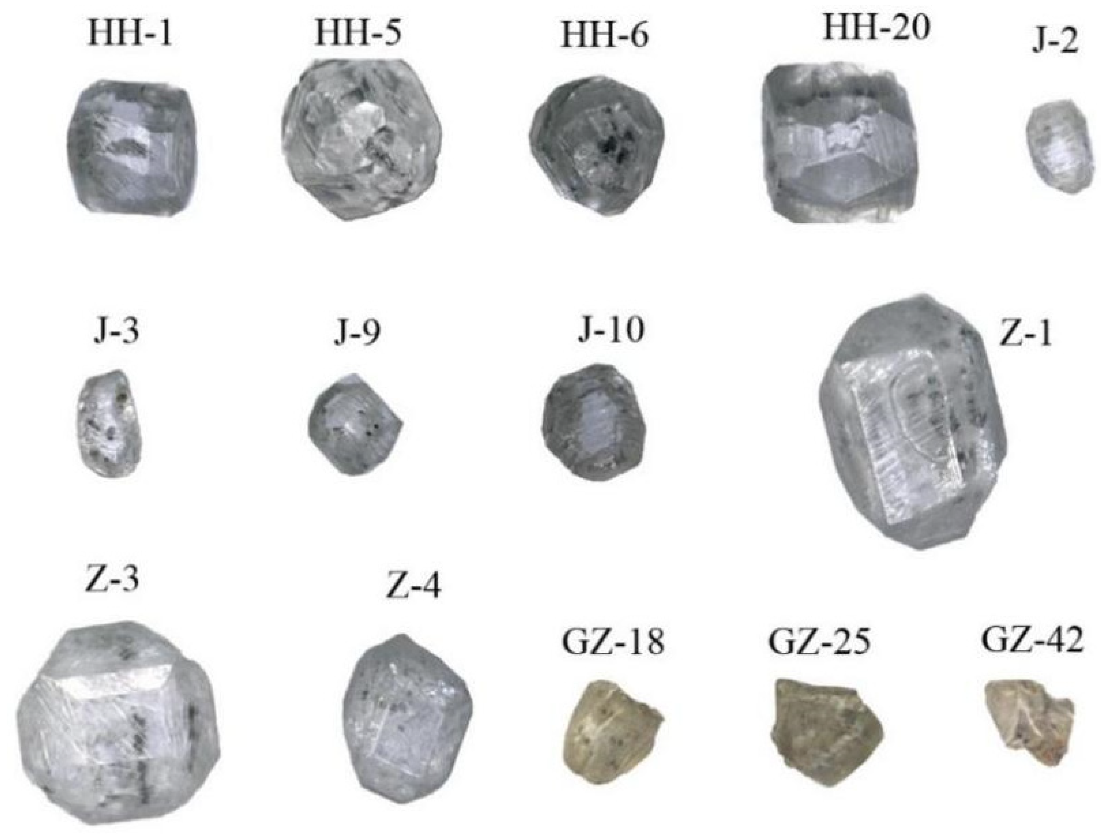 Chinese Colorless HPHT Synthetic Diamond Inclusion Features and ...