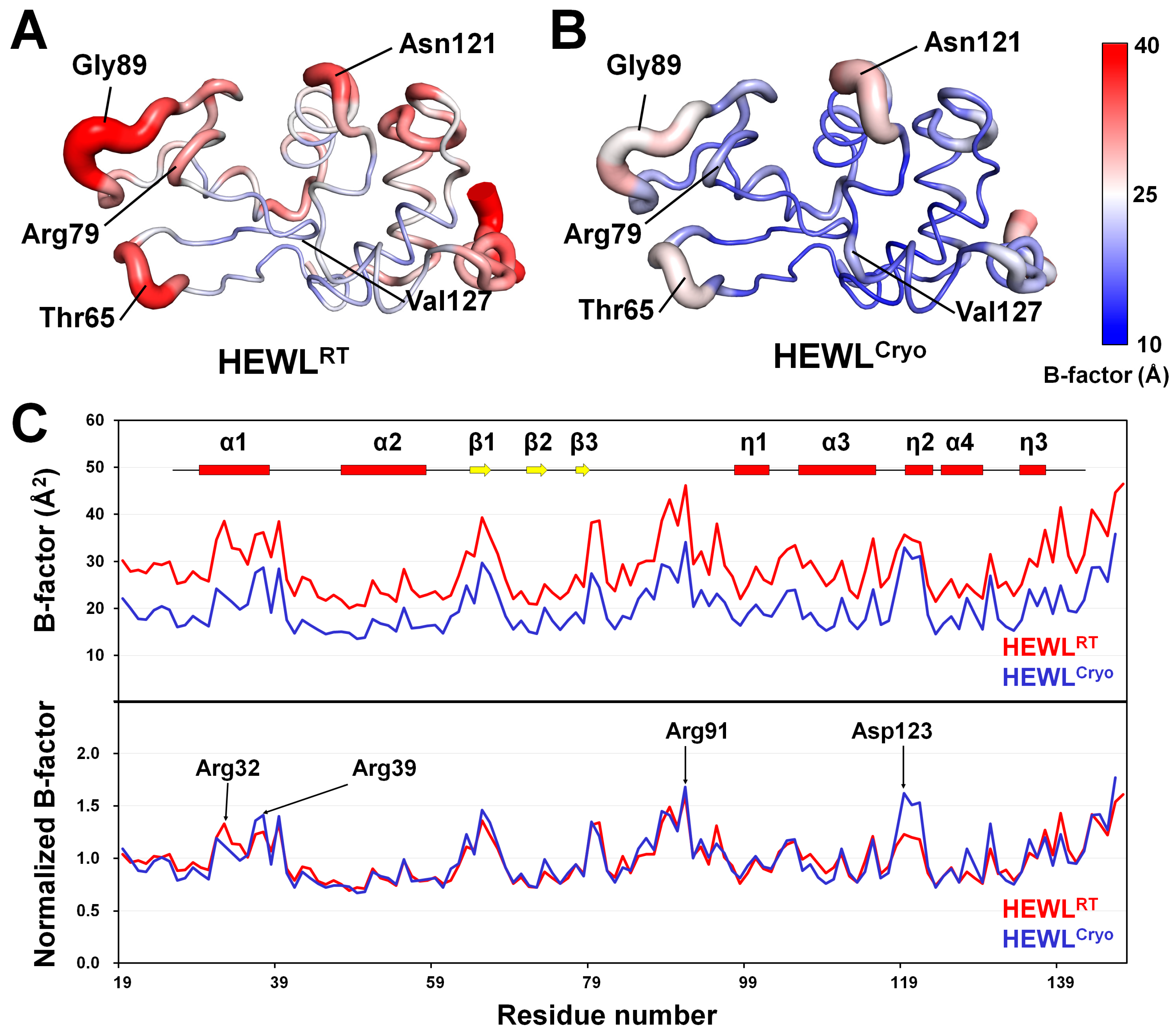 Temperature-Dependent Structural Changes of the Active Site and ...