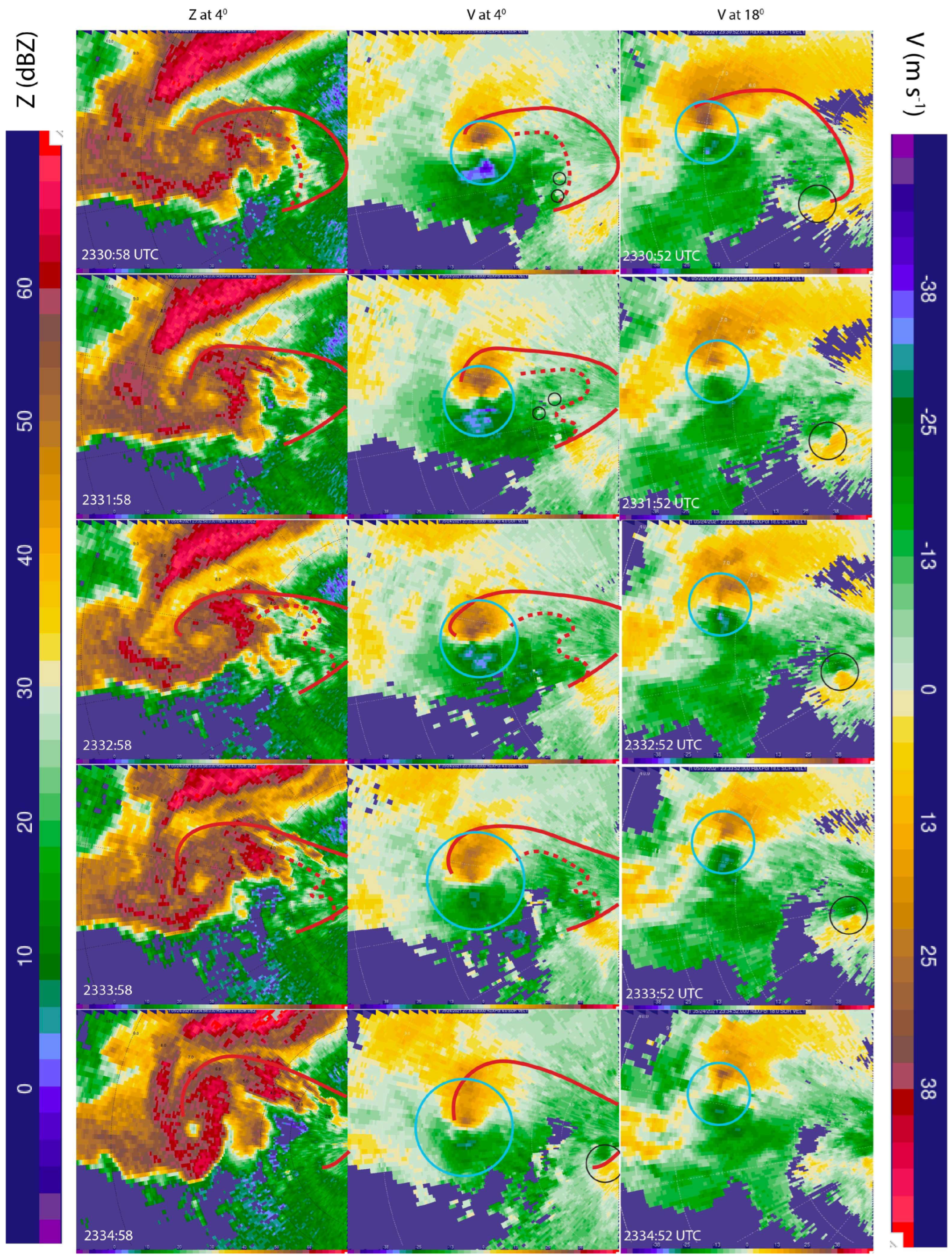 On the Evolution of Cyclonic and Anticyclonic Tornadoes in a Supercell ...