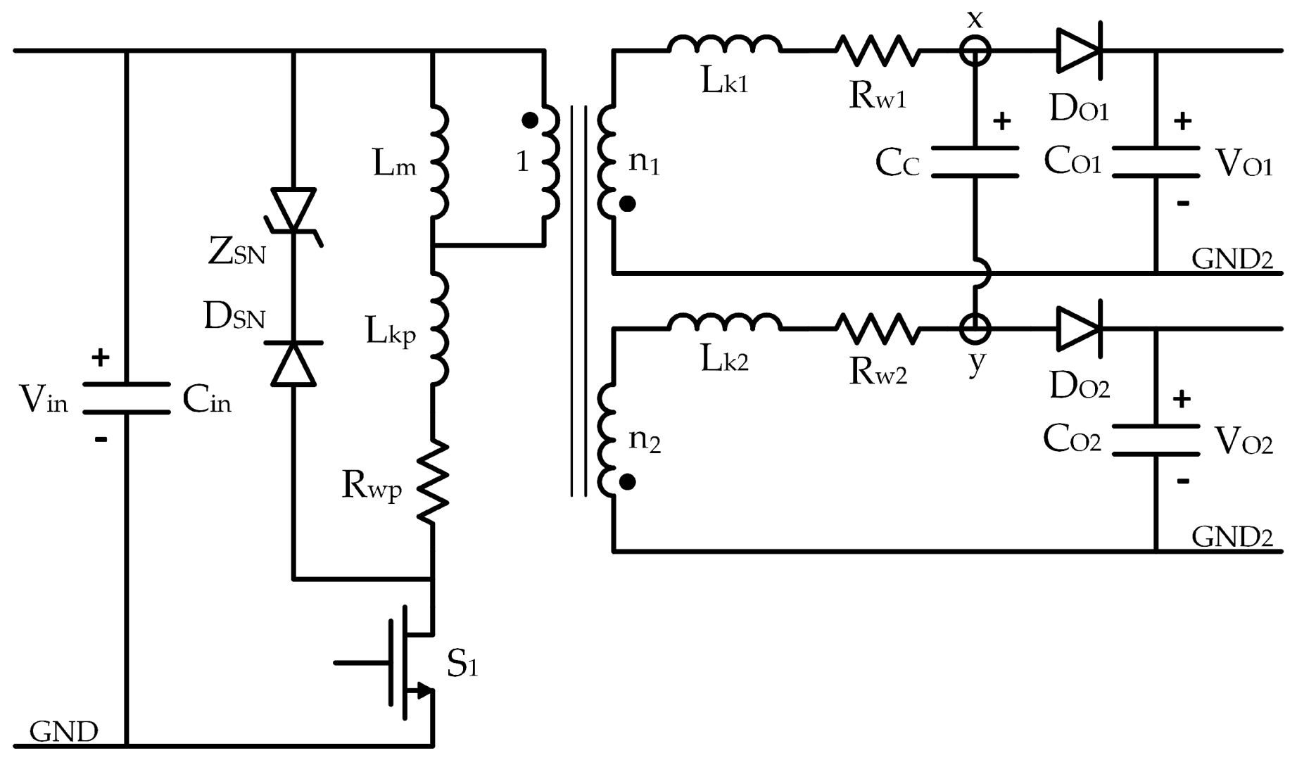 Modeling and Experimental Validation of Dual-Output Flyback Converters ...