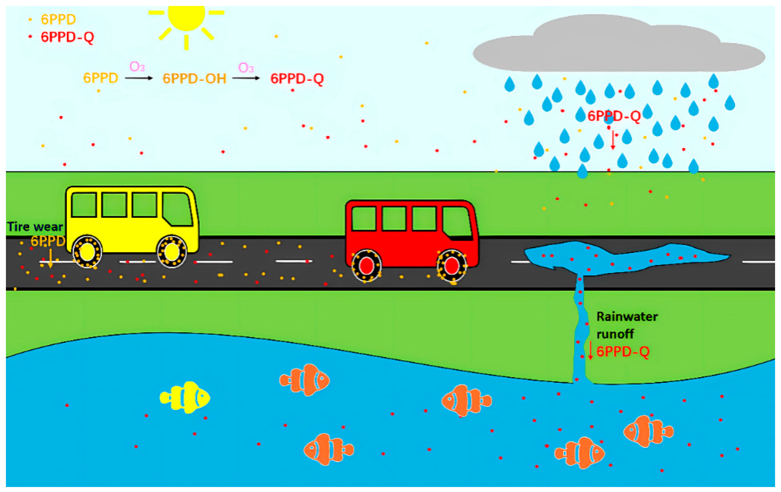 Residues of 6PPD-Q in the Aquatic Environment and Toxicity to Aquatic ...