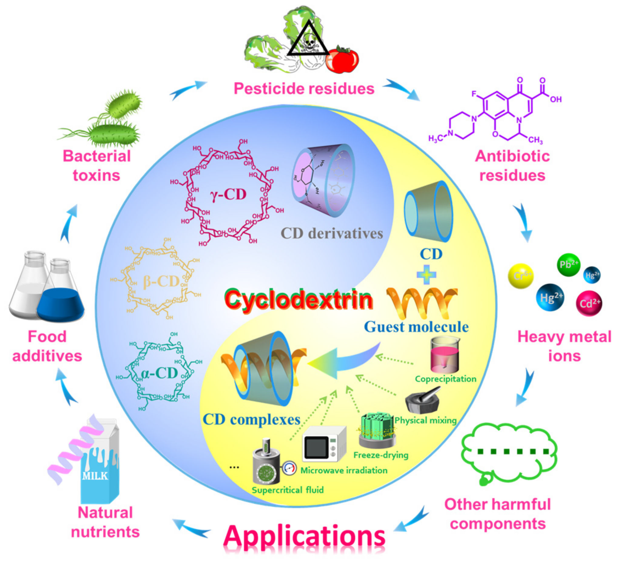 Cyclodextrin Inclusion Complexes and Their Application in Food Safety ...