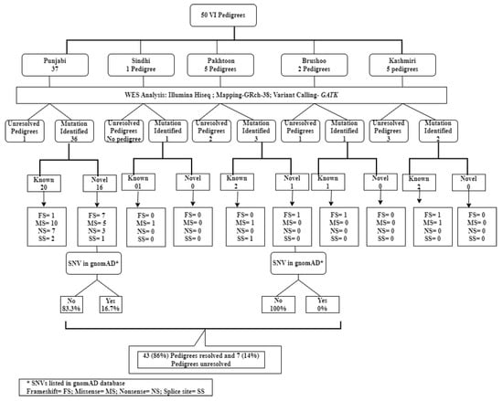 Deciphering the Genetic Basis of Degenerative and Developmental Eye Disorders in 50 Pakistani ...