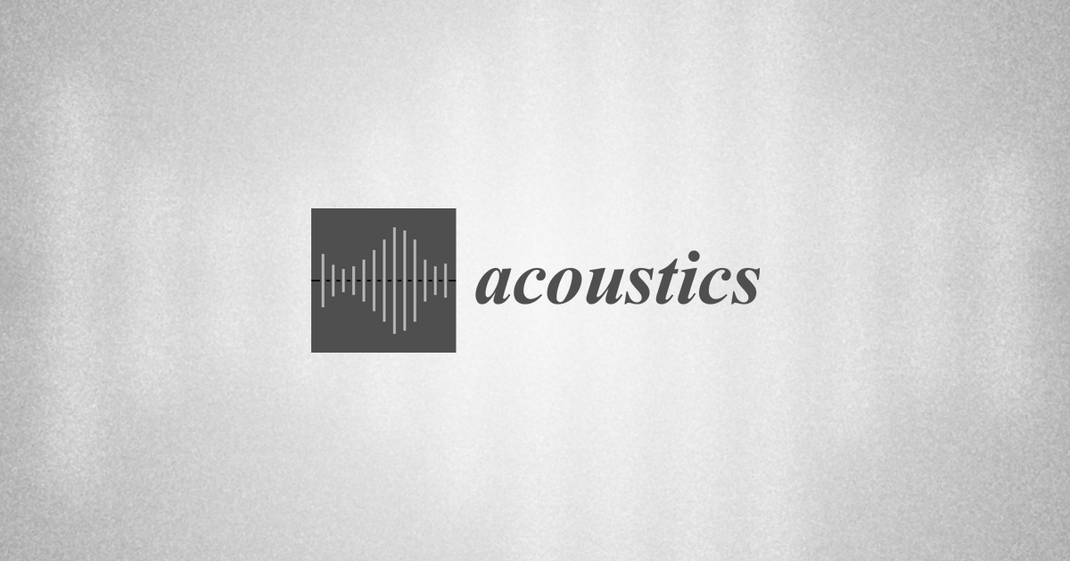 Vol. 7, Iss 4 (Page 2) | Acoustics | MDPI