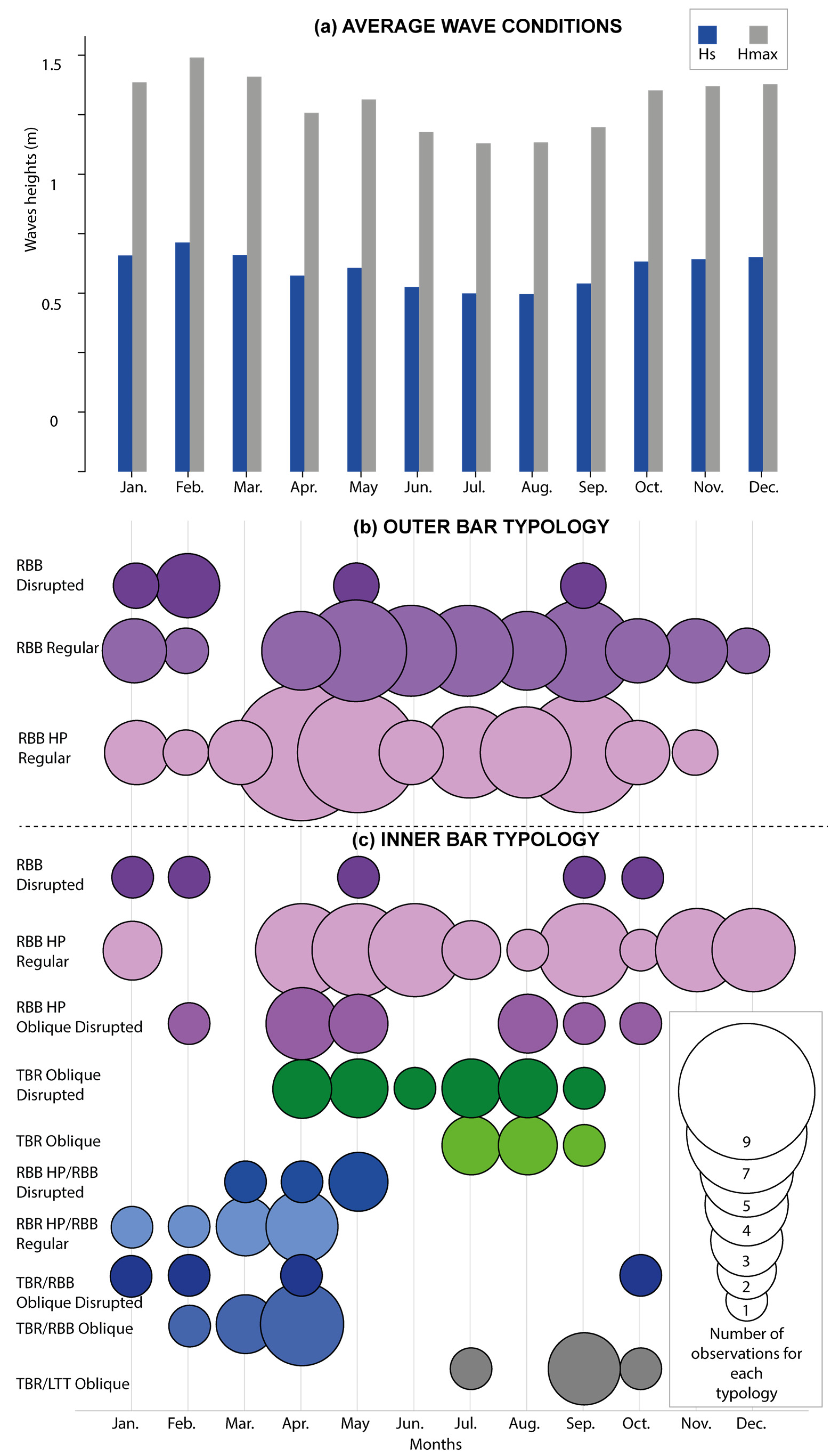 The Morphodynamics of a Double-Crescent Bar System under a ...