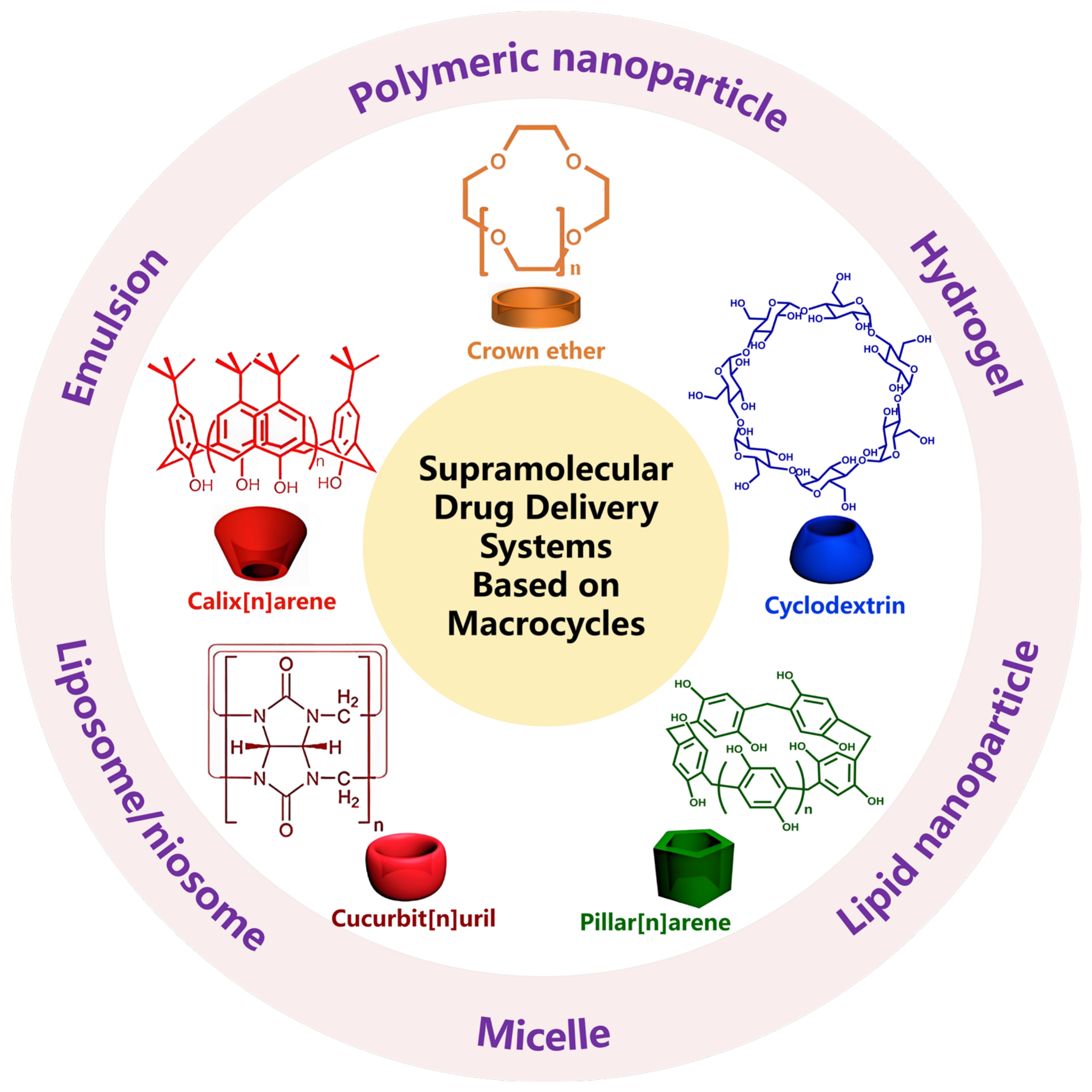 Macrocycle-Based Supramolecular Drug Delivery Systems: A Concise Review ...