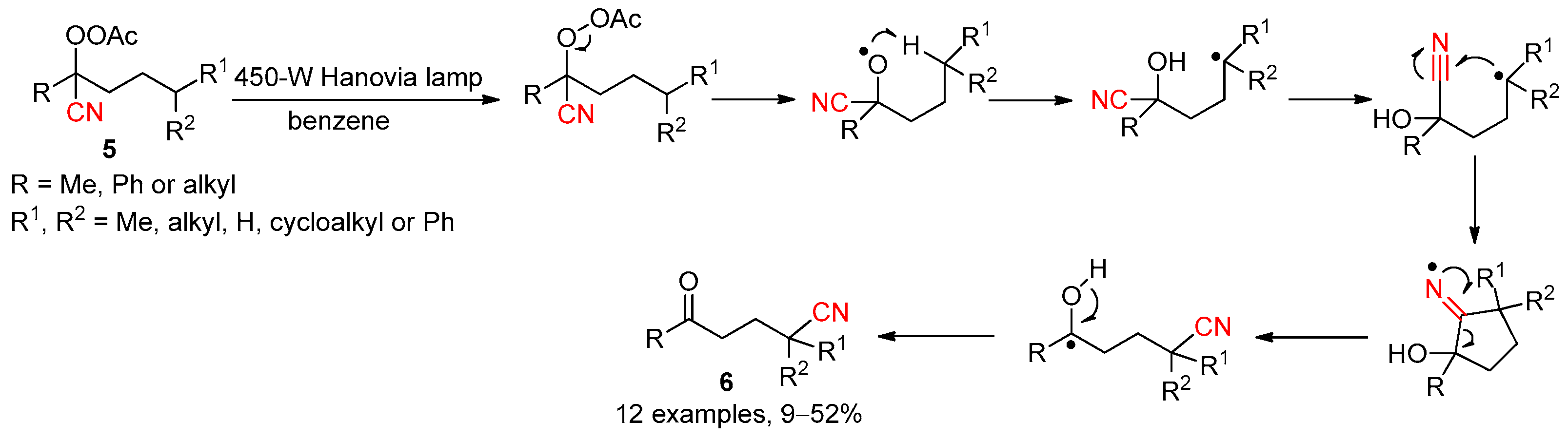 A Comprehensive Review of Radical-Mediated Intramolecular Cyano-Group ...
