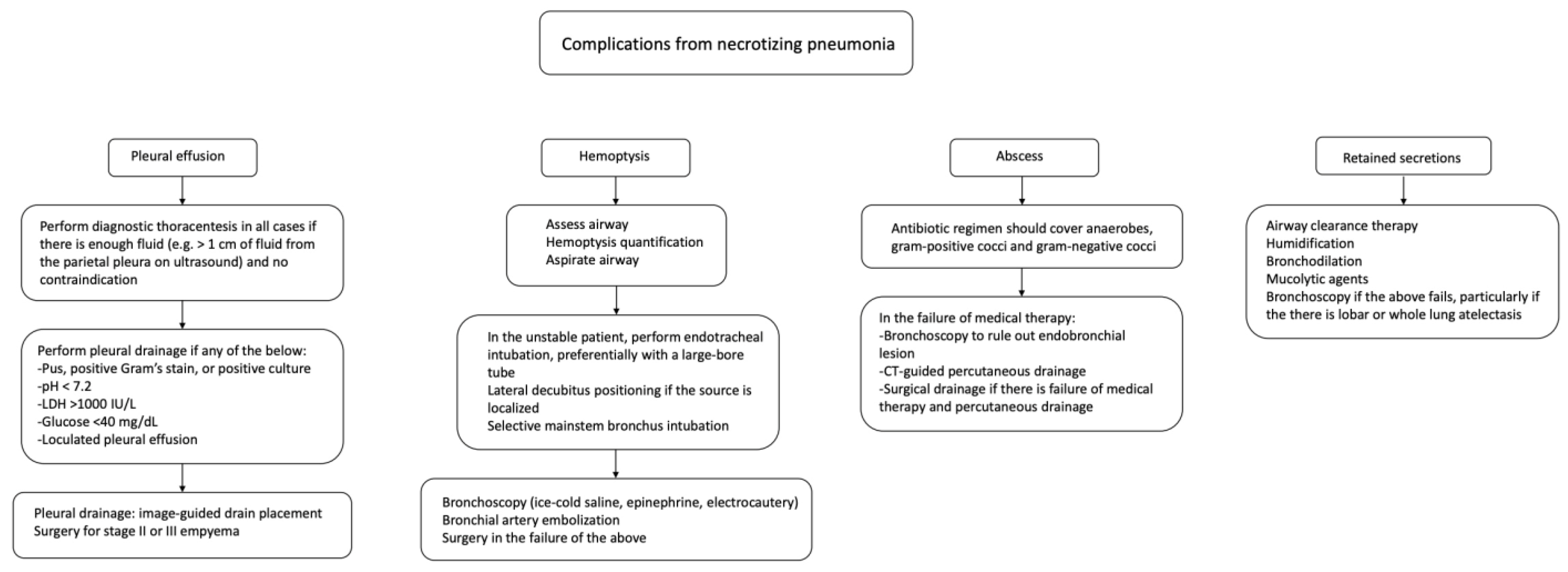 Necrotizing Pneumonia: A Practical Guide for the Clinician | MDPI