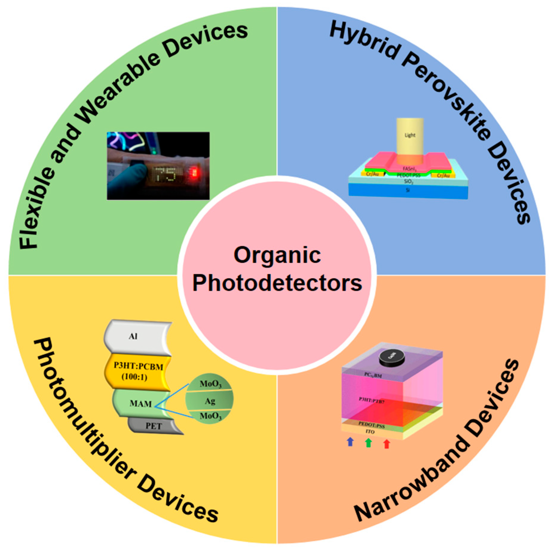 Recent Advances in Organic Photodetectors | MDPI