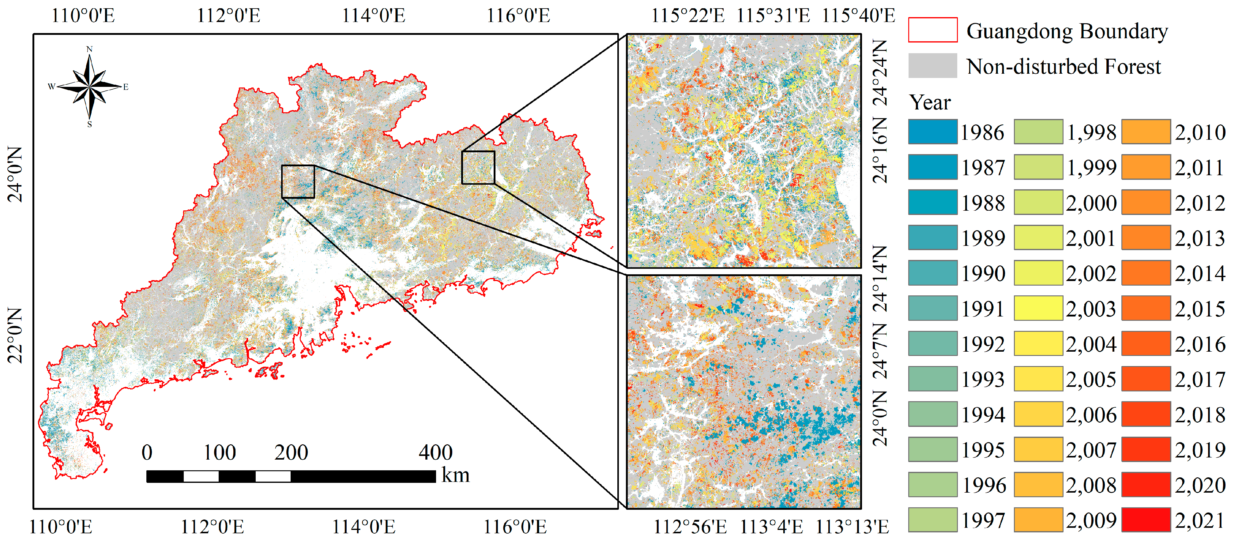 Forest Age Mapping Using Landsat Time-Series Stacks Data Based on ...