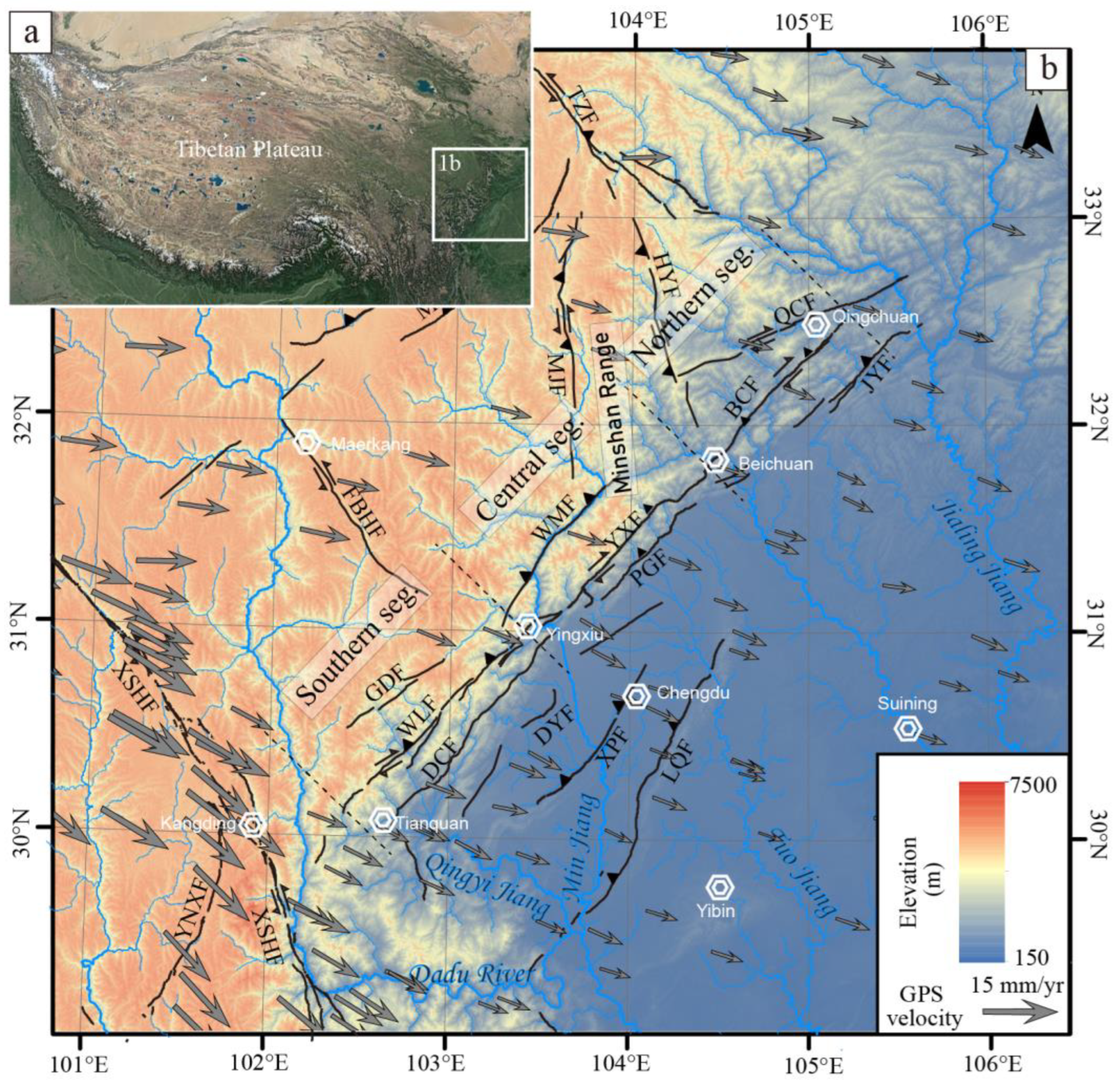 Channel Profiles Reveal Fault Activity along the Longmen Shan, Eastern ...