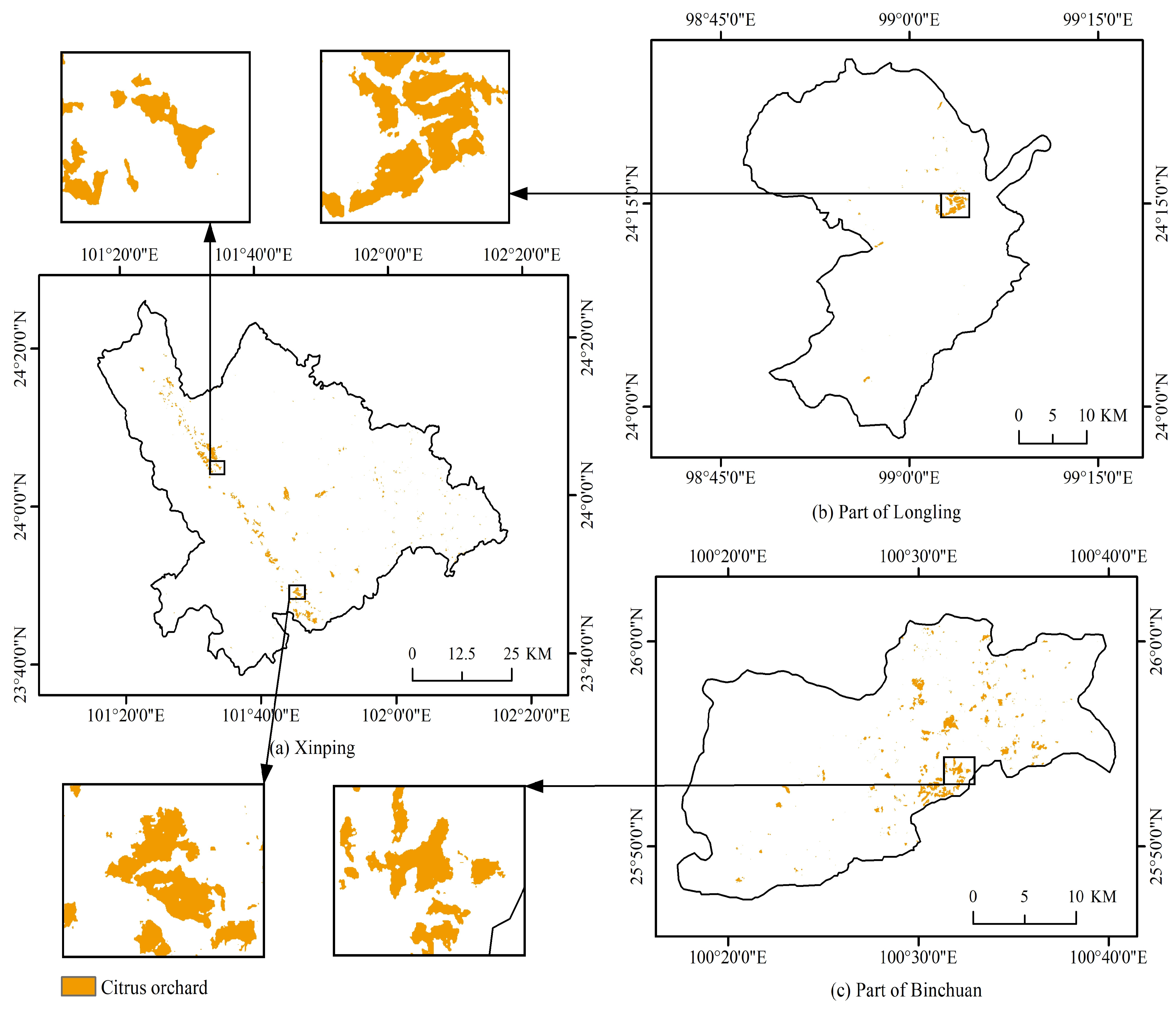Extracting Citrus-Growing Regions by Multiscale UNet Using Sentinel-2 ...