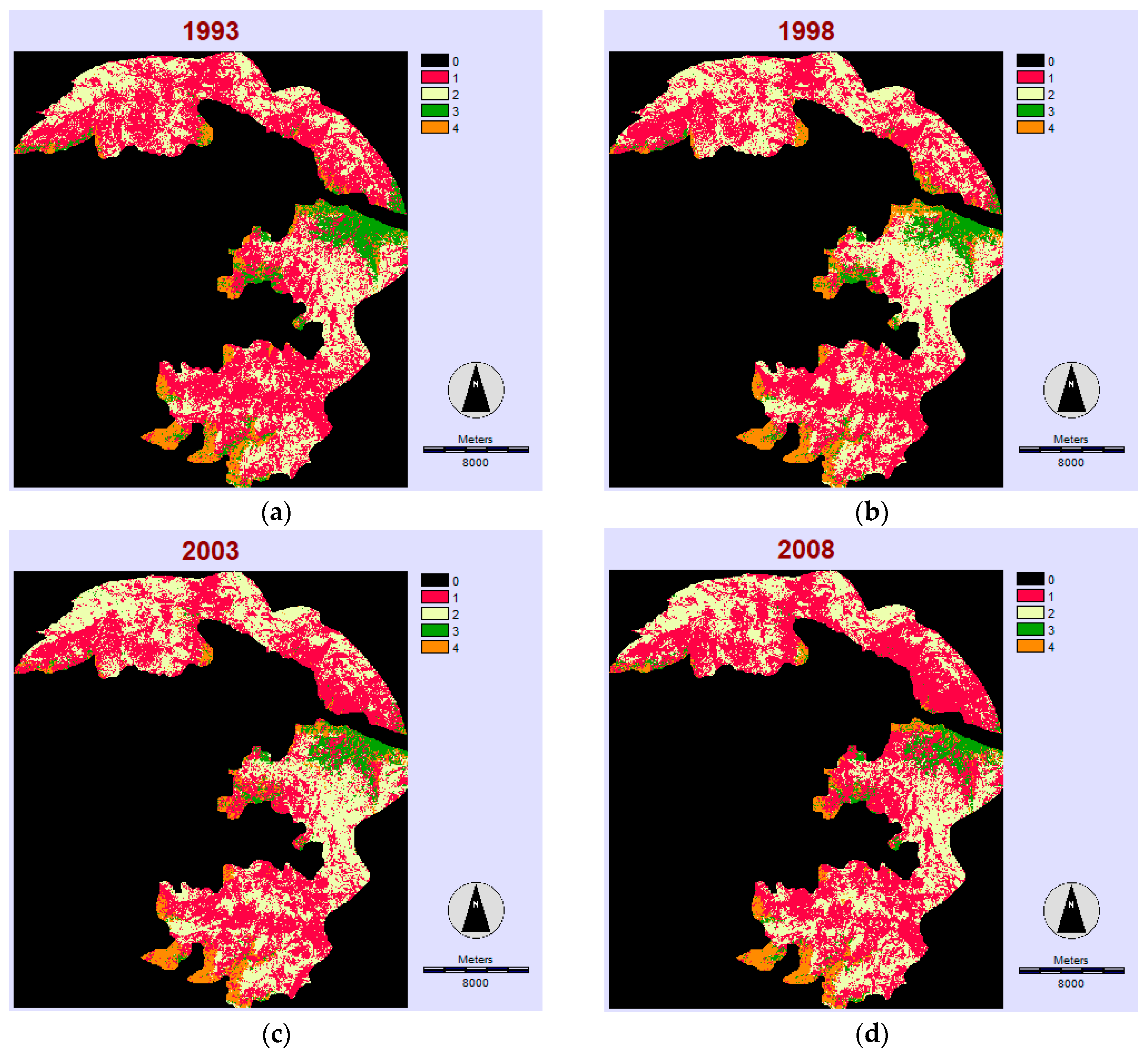 Predicting Land Use/Land Cover Changes Using a CA-Markov Model under ...